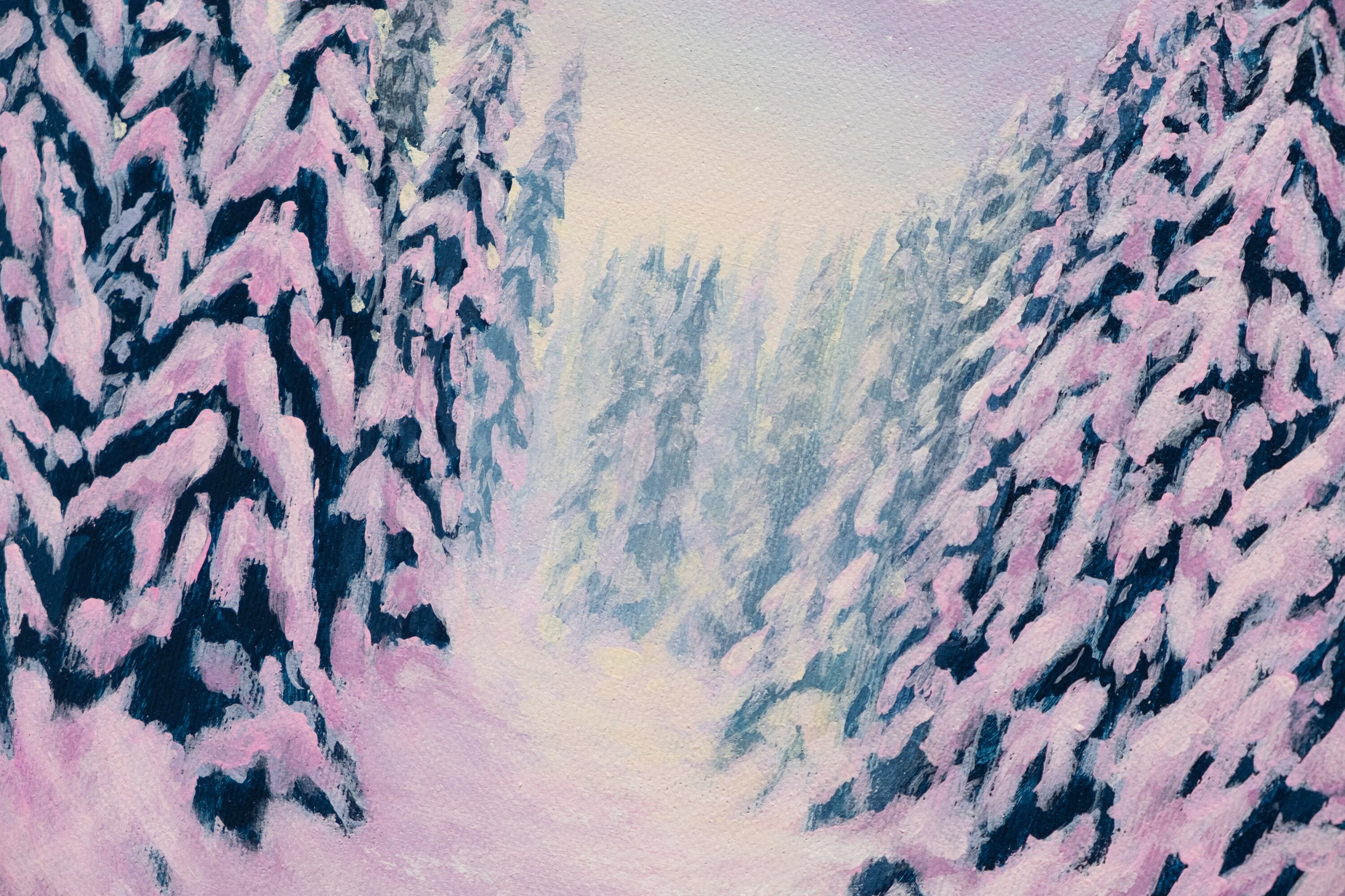 Sweven in Pink - Original Acrylic Painting - Etsy