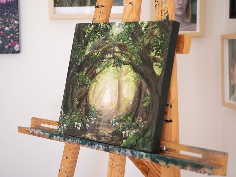 Fairycore Original Acrylic Painting - Etsy