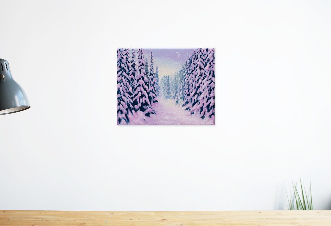 Sweven in Pink Original Acrylic Painting - Etsy