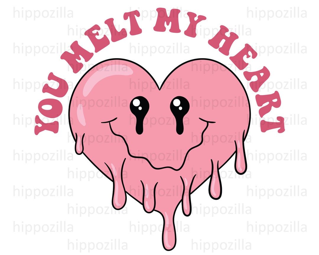 Love You Png - You Melt My Heart, Smiley Face, Valentine's Day Png ...