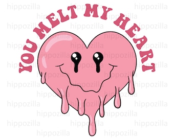 You Melt My Heart Svg - Etsy
