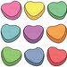 Candy Hearts Digital Download - Printable Valentine's Day Decorations ...