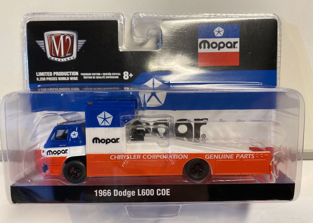 1966 Dodge L600 COE Ramp Truck mopar 1/64 Scale Diecast Model by M2 ...