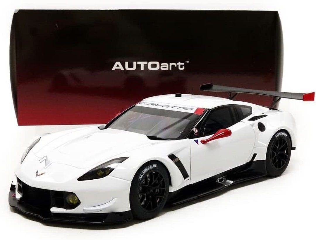 Chevrolet Corvette C7 R Plain White Version 1/18 Scale Composite Model ...