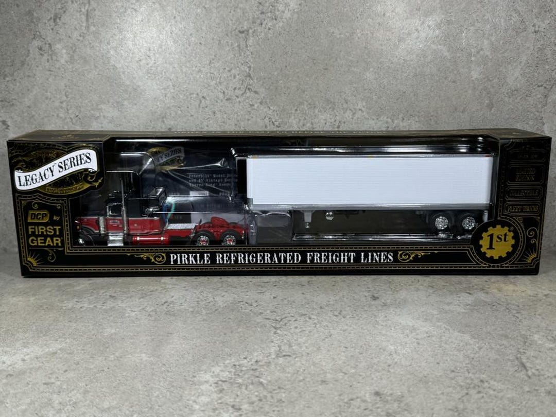 Peterbilt 359 W/sleeper & Reefer Trailer "pirkle" 1/64 Scale Diecast ...