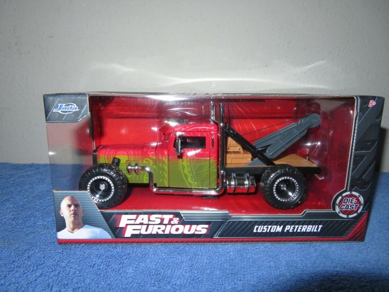 Custom Peterbilt Tow Truck fast & Furious 1/24 - Etsy Custom Peterbilt Tow Truck fast & Furious 1/24 - Etsy