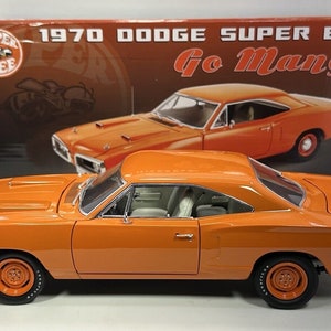 1970 Dodge Coronet Super Bee Go Mango Orange 1/18 Scale - Etsy