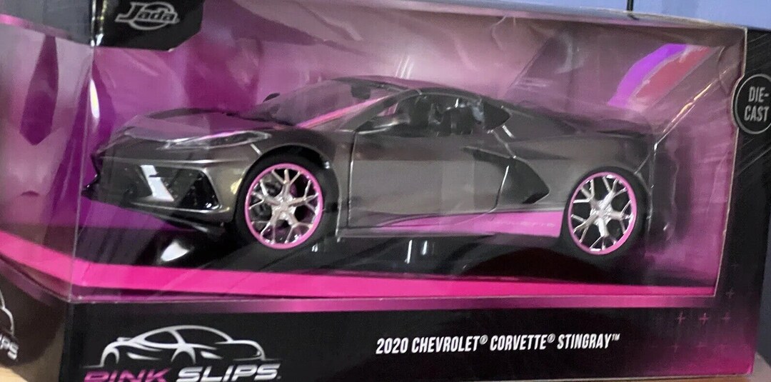 2020 Chevrolet Corvette Stingray Gray 1/24 Scale Diecast Model Car by ...
