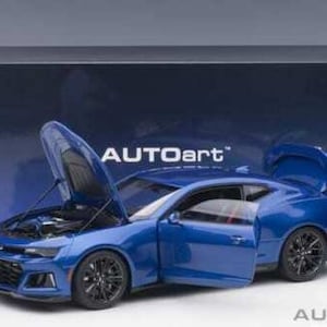 Chevrolet Camaro ZL1 Hyper Blue Metallic 1/18 Scale Diecast - Etsy
