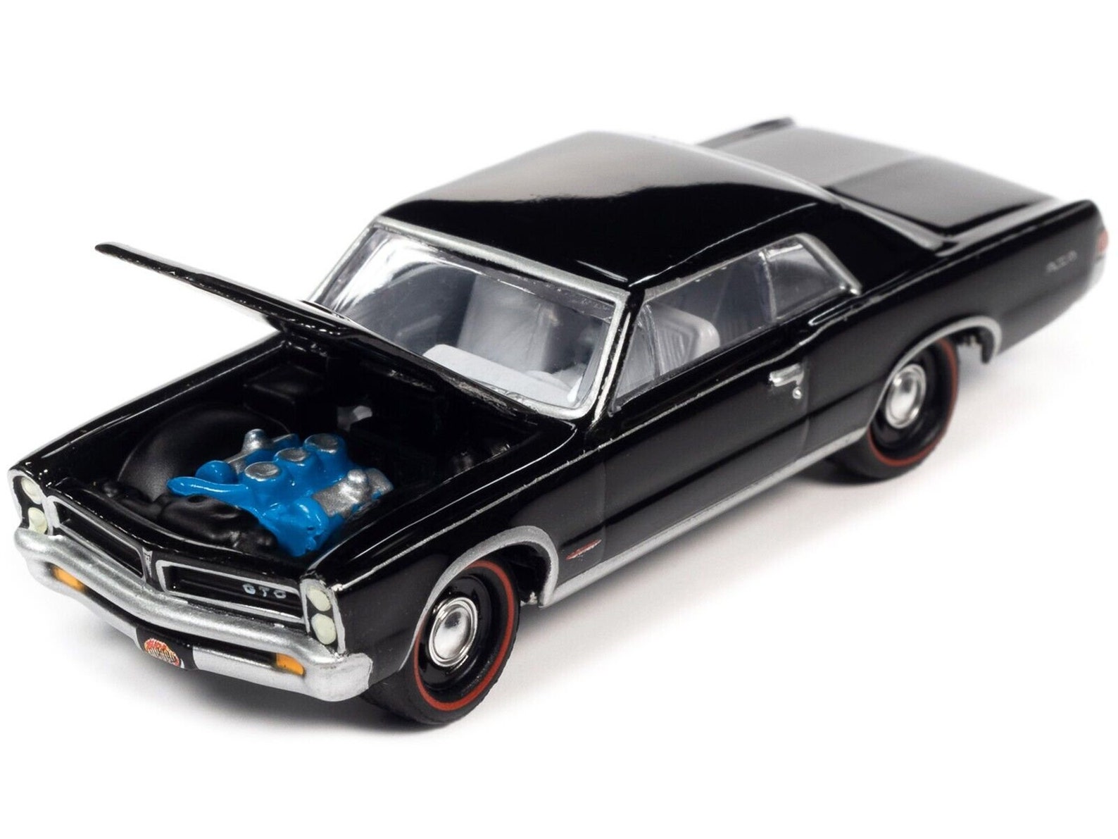 1965 Pontiac GTO Starlight Black 1/64 Scale Diecast Model Car by JOHNNY ...