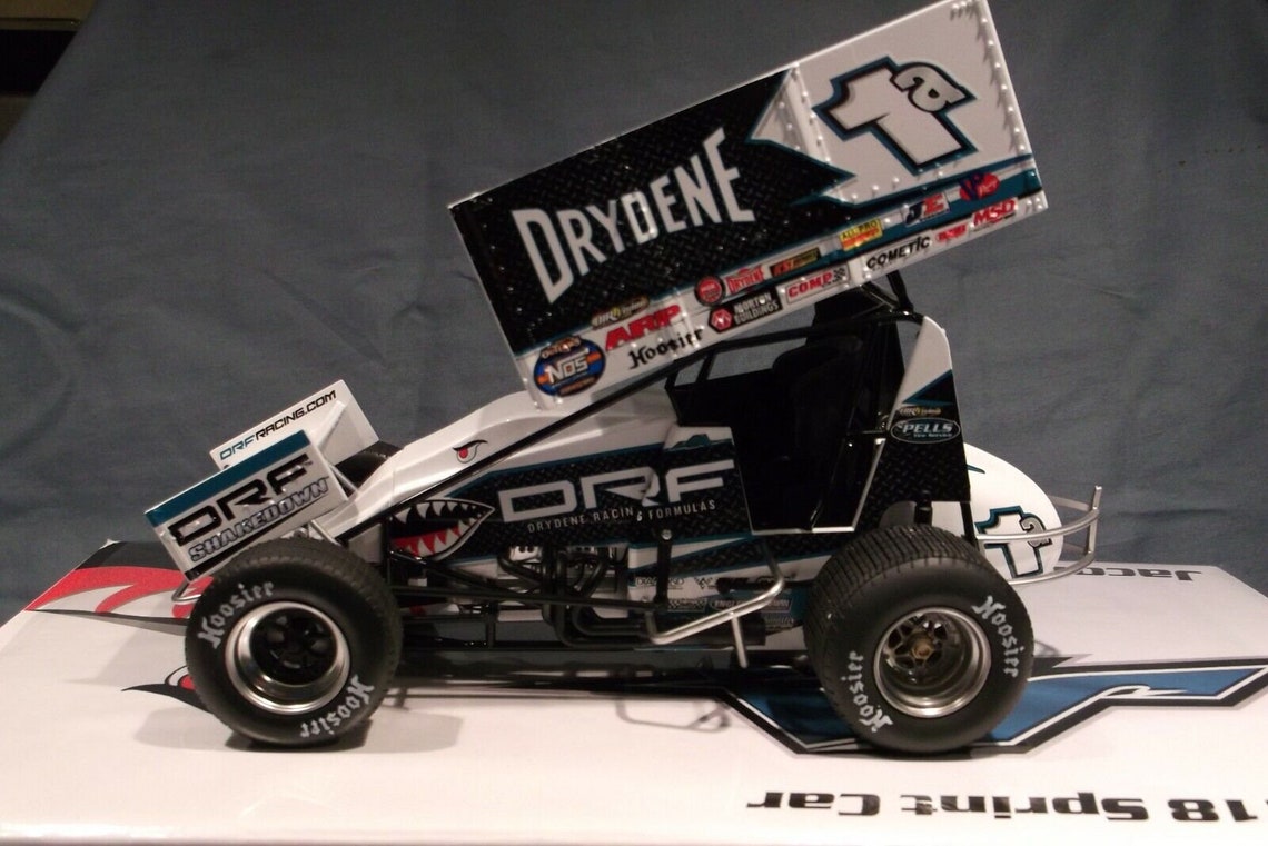 Winged Sprint Car 1A Jacob Allen Drydene 1/18 Scale Diecast - Etsy