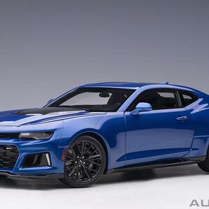 Chevrolet Camaro ZL1 Hyper Blue Metallic 1/18 Scale Diecast - Etsy