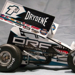 Winged Sprint Car 1A Jacob Allen Drydene 1/18 Scale Diecast - Etsy