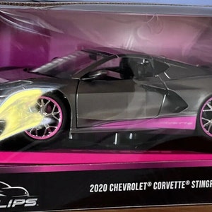 2020 Chevrolet Corvette Stingray Gray 1/24 Scale Diecast Model Car by ...