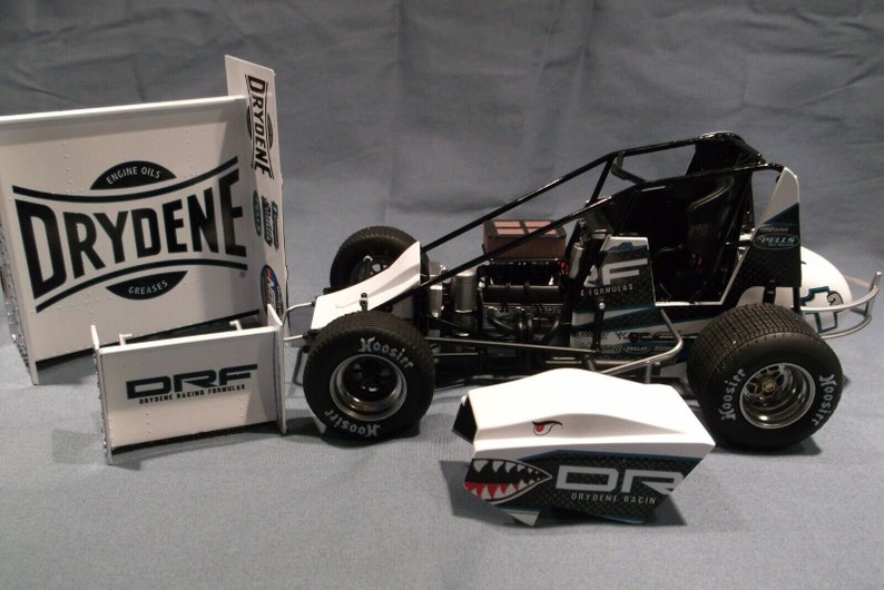 Winged Sprint Car 1A Jacob Allen Drydene 1/18 Scale Diecast - Etsy