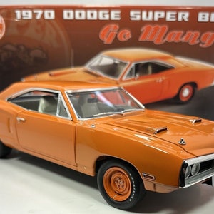 1970 Dodge Coronet Super Bee Go Mango Orange 1/18 Scale - Etsy