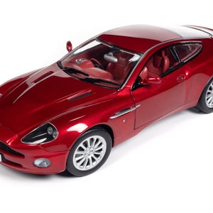 2005 Aston Martin V12 Vanquish RHD Toro Red Mica 1/18 Scale Diecast ...
