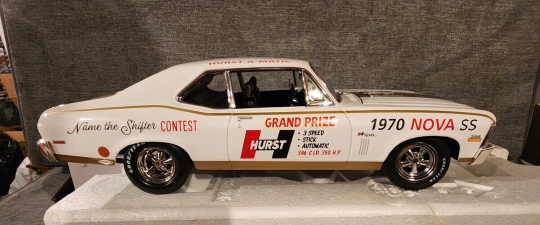 1970 Chevrolet Nova SS hurst Contest Grand Prize 1/18 Scale Diecast ...
