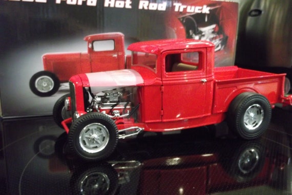 1932 Ford Hot Rod Pickup Truck Red Limited Edition Production to 1722 Pieces 1 18 Scale Diecast Model Truck by ACME A1804100 Etsy Canada
