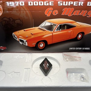 1970 Dodge Coronet Super Bee Go Mango Orange 1/18 Scale - Etsy