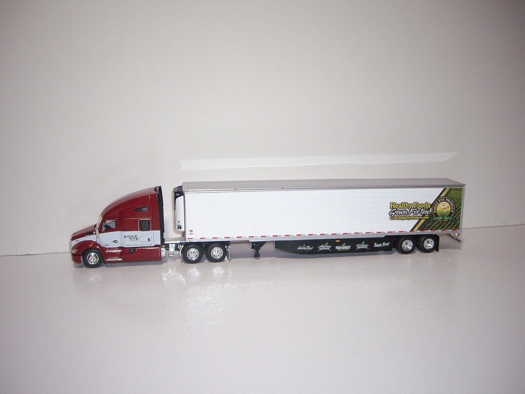 Kenworth T680 Sleeper W/reefer eagle EYE Produce 1/64 Scale Diecast ...
