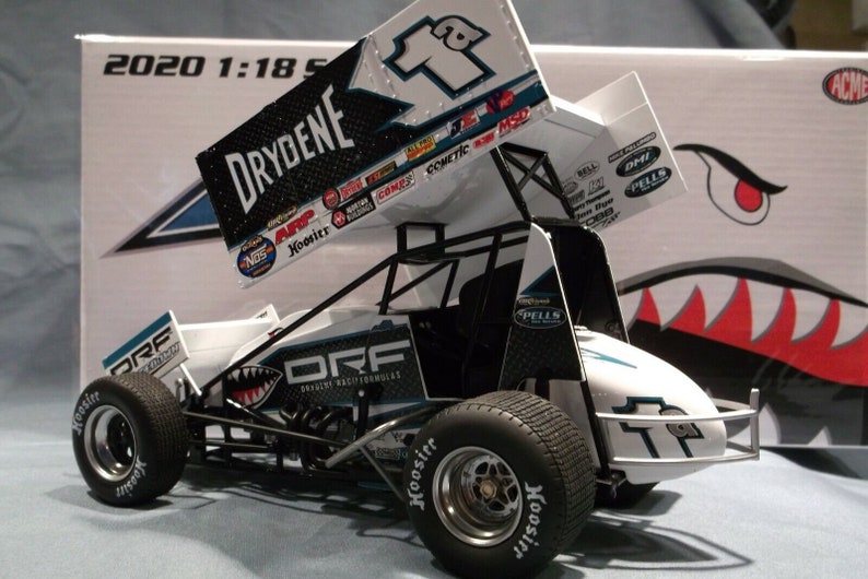 Winged Sprint Car 1A Jacob Allen Drydene 1/18 Scale Diecast - Etsy