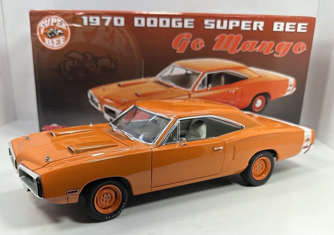 1970 Dodge Coronet Super Bee Go Mango Orange 1/18 Scale - Etsy