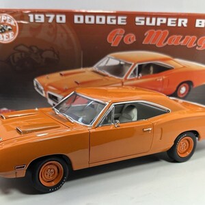 1970 Dodge Coronet Super Bee Go Mango Orange 1/18 Scale - Etsy