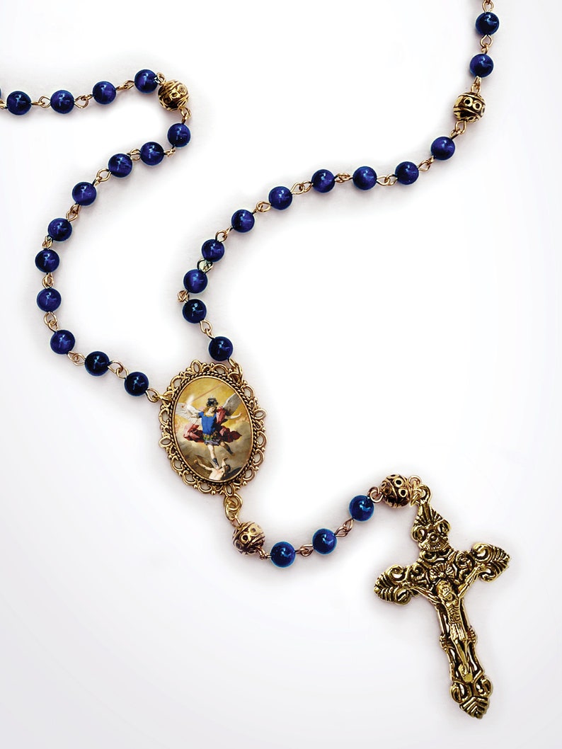 Saint Michael Rosary - Etsy