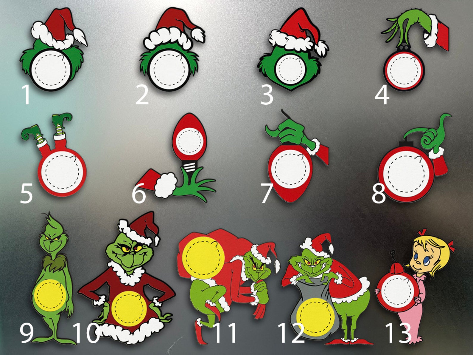 Christmas Candy Domes, Candy Holders, Grinch Candy Domes, Festive Candy ...