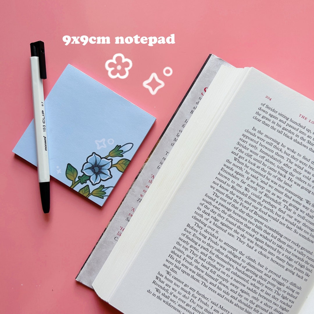 Memo Pad 9x9cm | Notepad, Stationery, Floral Pattern - Etsy