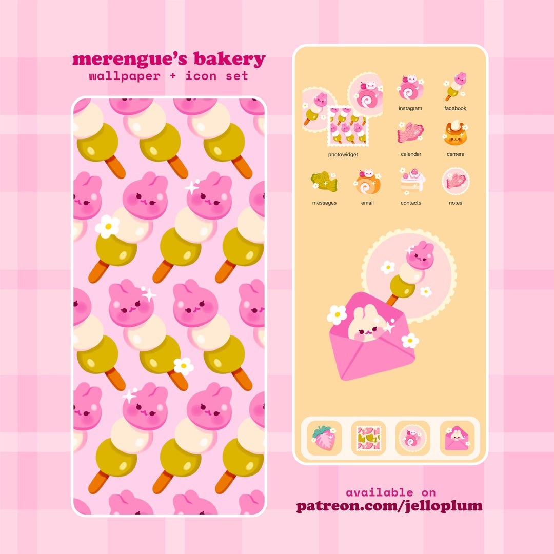 Pink Bakery Ios App Icon Bundle, New Horizons, Japanese Sweets - Etsy
