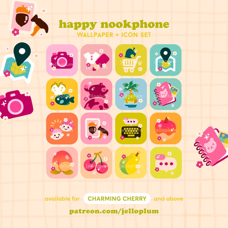 Nookphone Ios, Android, PC, App Icons, Desktop Wallpapers - Etsy