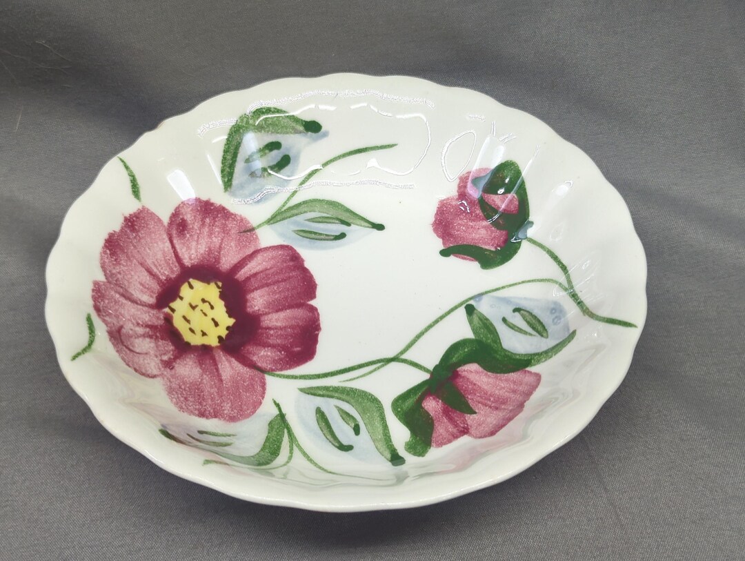 1940's Blue Ridge Southern Pottery Becky Small Desert Bowl Vintage ...