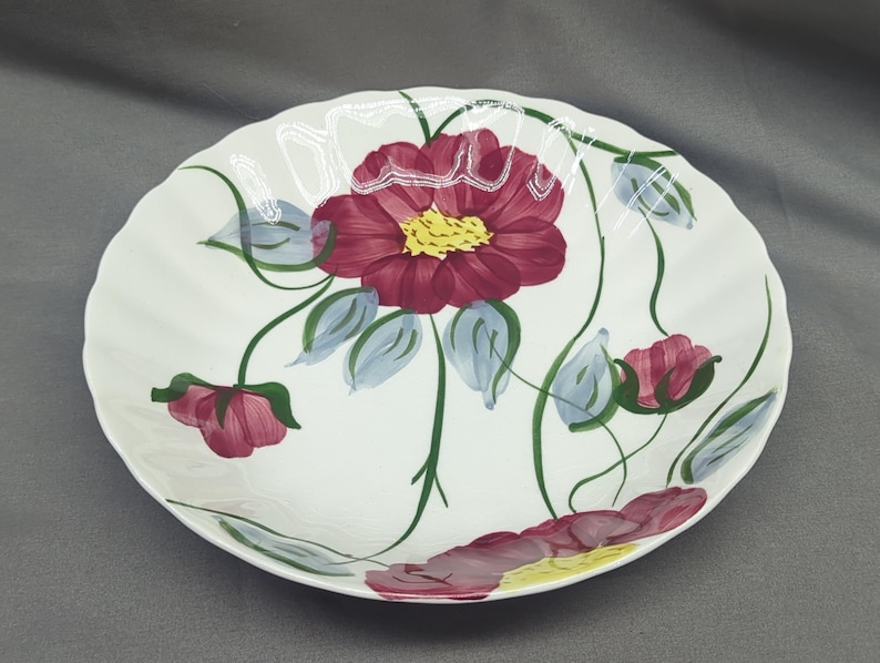 Blue Ridge Southern Pottery Becky Fruit Salad Cereal 8 Inch Ribbed Bowl ...