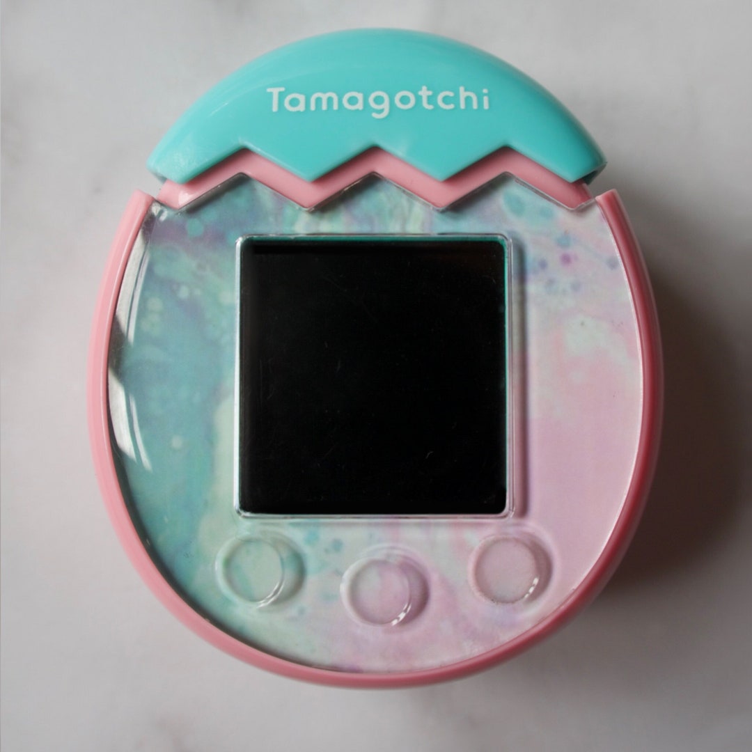 Pink & Blue Abstract Tamagotchi Pix Faceplates Tamagotchi Covers ...