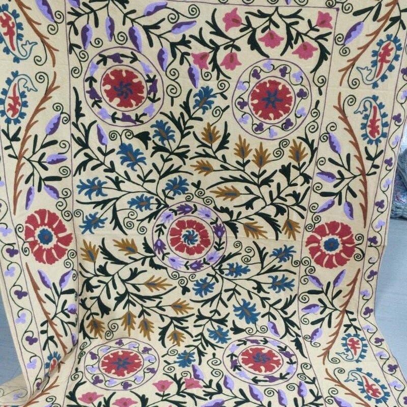 Suzani Bed Cover - Etsy