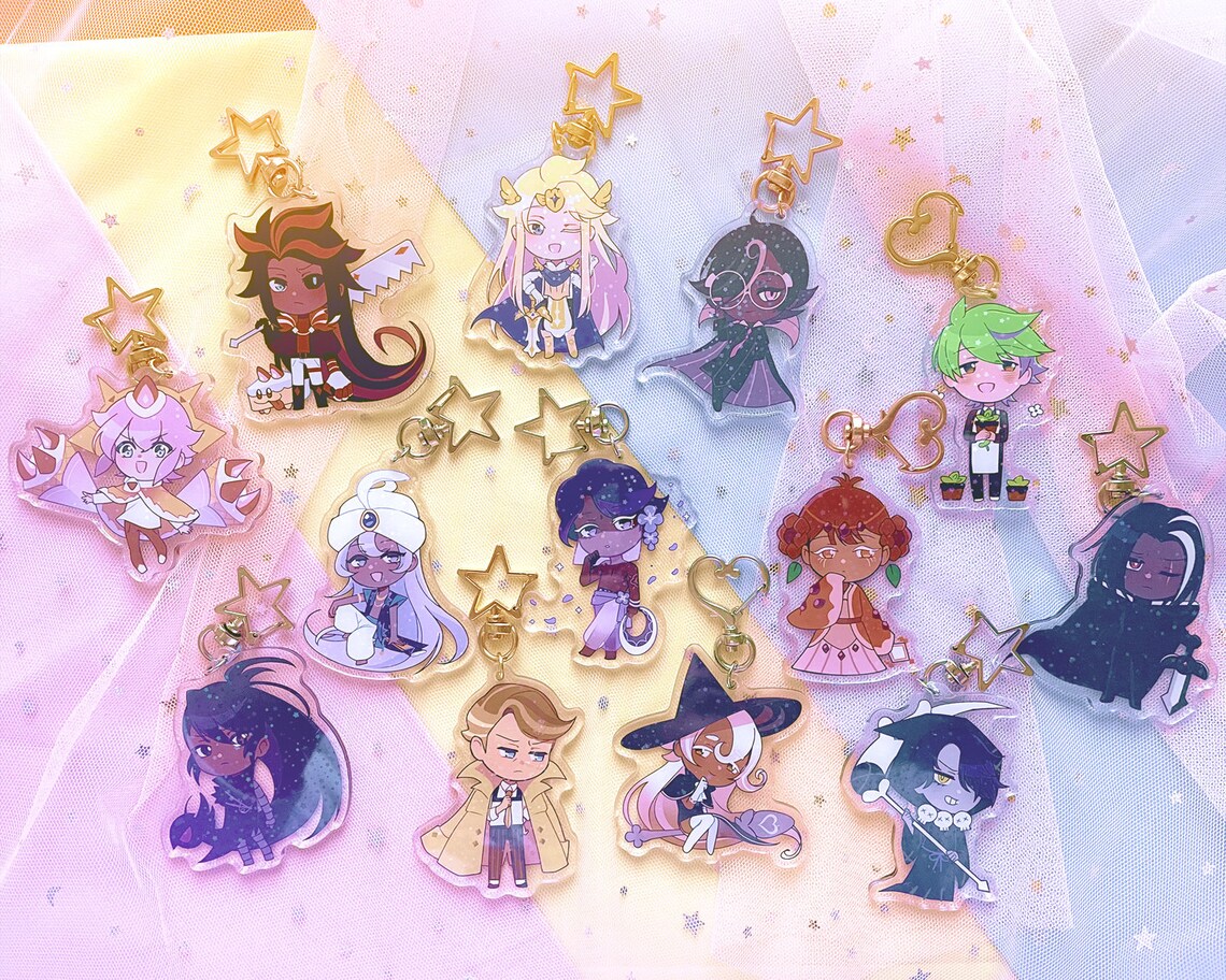 Cookie Run Kingdom Holographic Keychains - Etsy UK