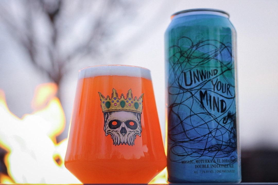 IPA Beer Glass - Craft Beer Tumbler - Tumbler IPA Glass - Hazy Beer ...