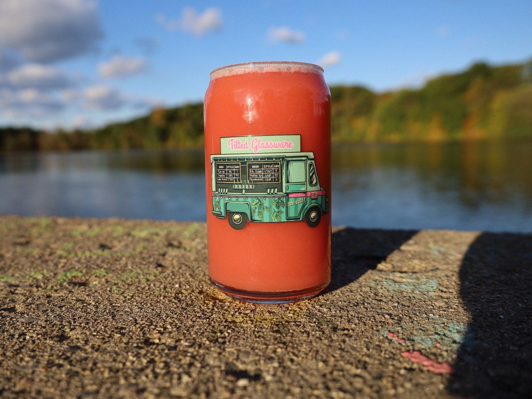 Ice Cold Beer Glass - Can Beer Glass - Can Craft Beer Glassware - IPA ...