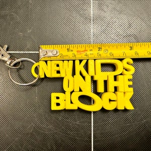 New Kids on the Block -NKOTB- Keychain - 3D Printed - Various Colors ...