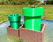 Super Mario Warp Pipe Planter | The Green Head