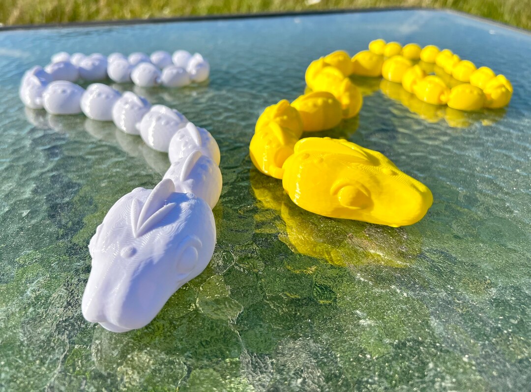 Articulated 3D Printed Snake Fidget Toy - 30 Inch Long - Etsy