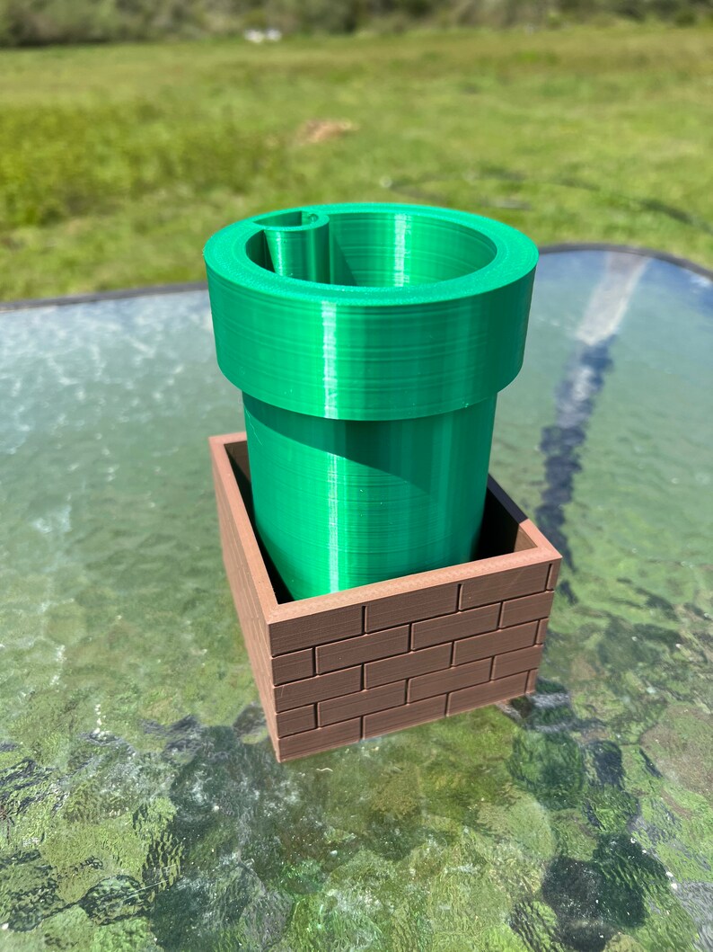 Super Mario Warp Pipe Inspired - Self Watering Planter - Farm Tested ...