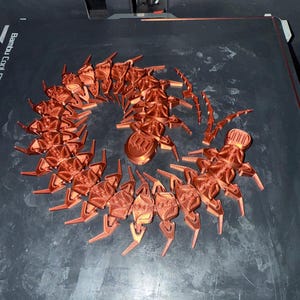 Articulated Robo Centipede Bug Toy 3D Printed Fun Fidget Toy Various ...
