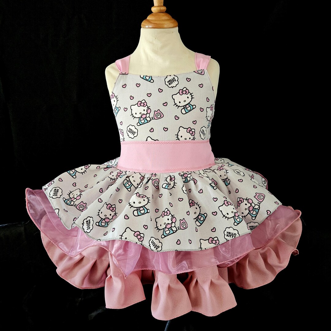 Hello Kitty Poofy Birthday Dress Spring Summer Dress Sizes 2 to 8 Girls ...
