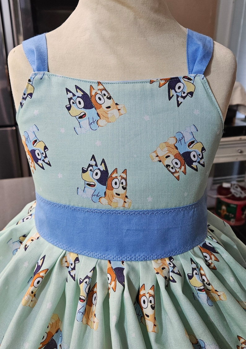 Disney Bluey & Bingo Dress Sizes 2 to Size 6 Girls/ Kids / Toddlers ...