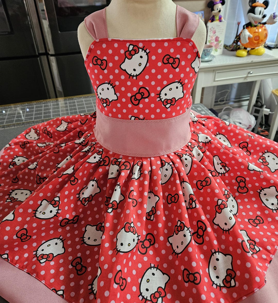 Hello Kitty Red Twirly Dress in Sizes 2-6: Girls/toddlers Birthday ...