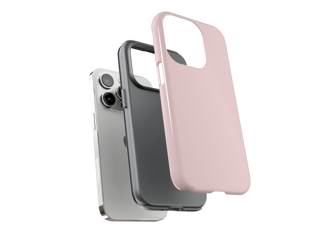 Solid Light Pale Pink Phone Case for iPhone 15 14 13 Pro Max - Etsy