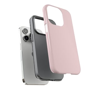 Solid Light Pale Pink Phone Case for iPhone 17 Air 16e 15 14 13 Pro Max ...